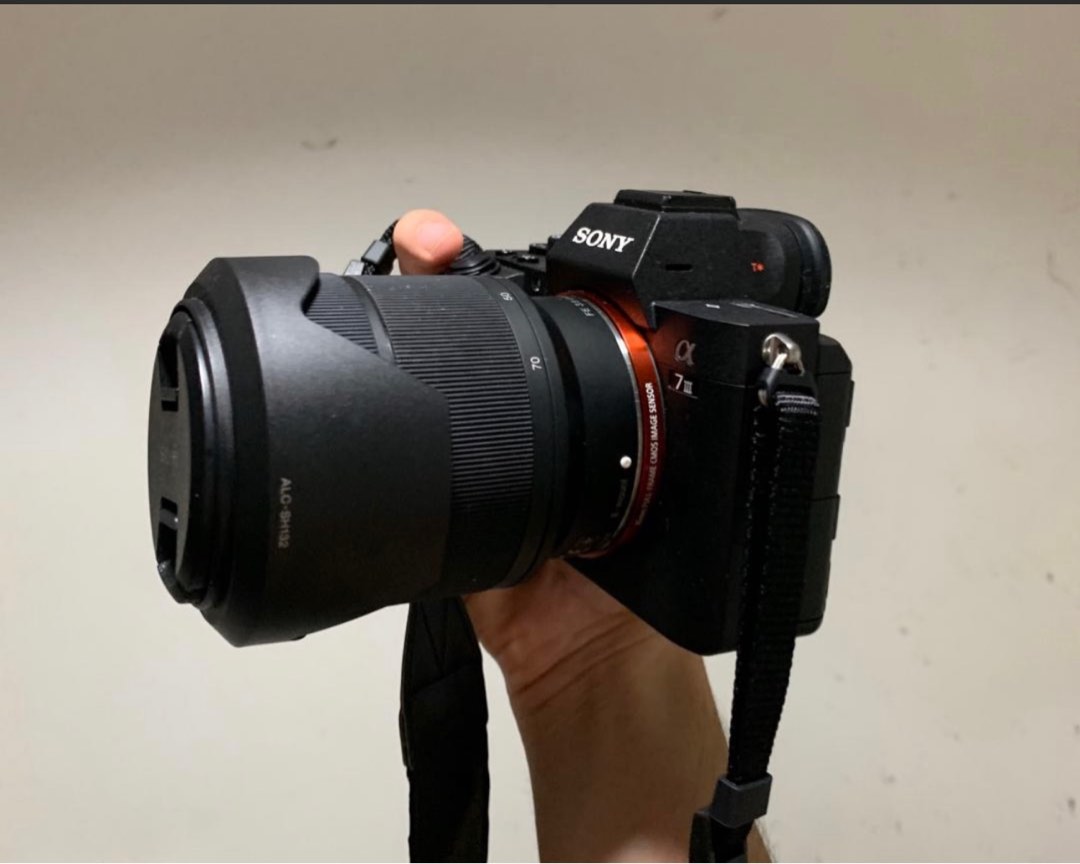 Sony A7 iii + 2870 bundle kit lens, Photography, Cameras on Carousell