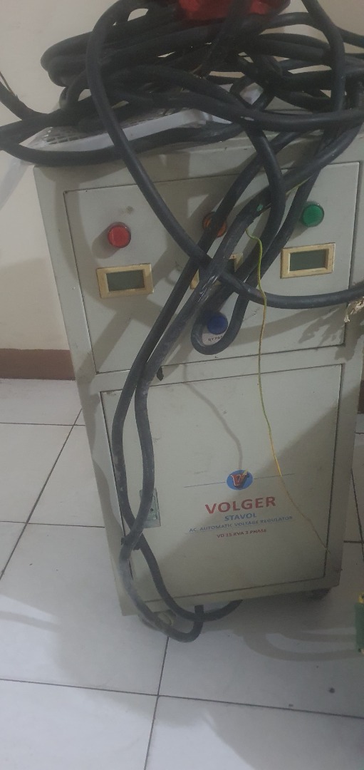 Stabilizer Listrik VOLGER VD 15 kva 3 phase Digital - Stavolt 15000 VA ...