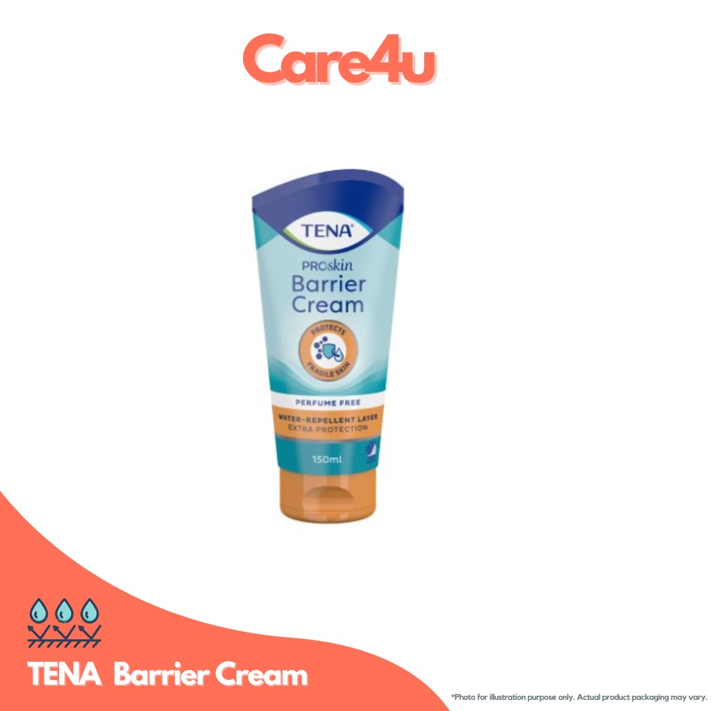 TENA ProSkin Barrier Cream 150ml, Health & Nutrition, Assistive ...
