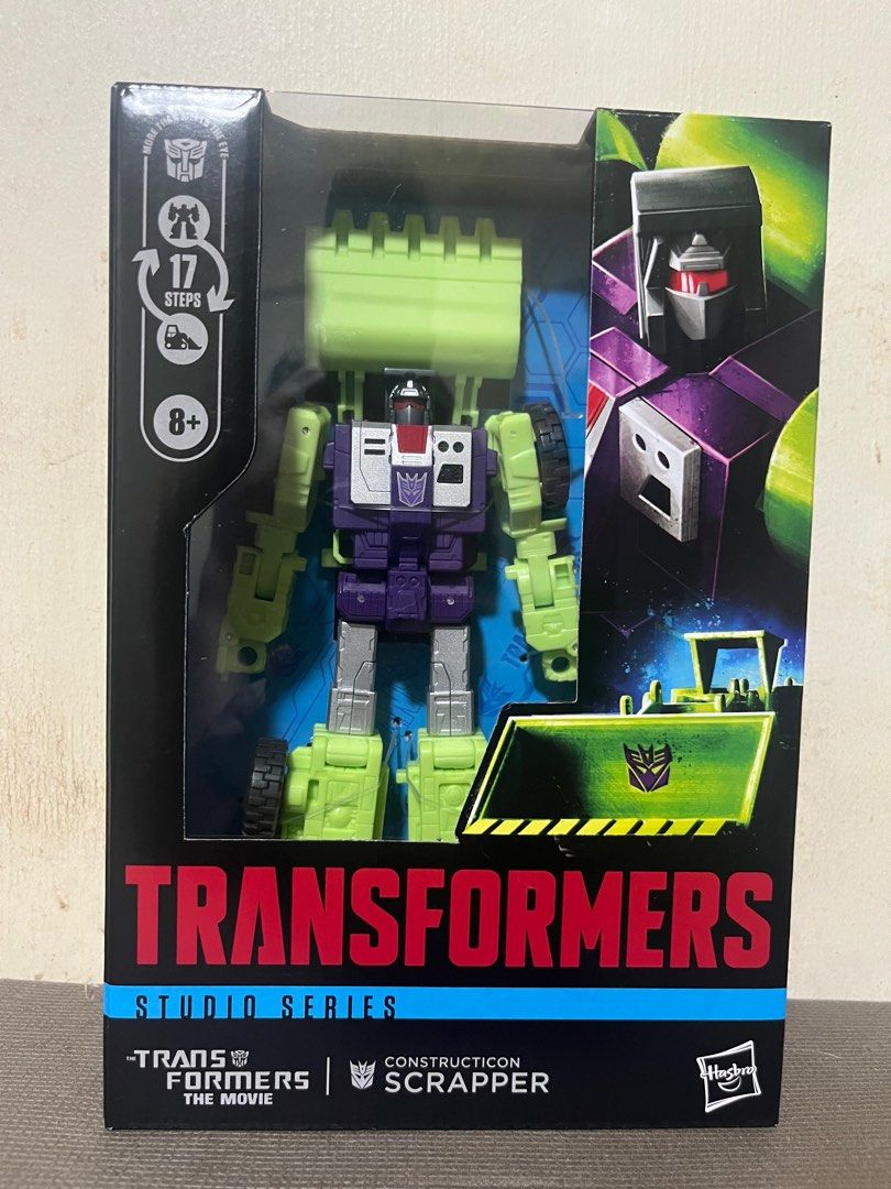 Transformers studio series 86 devastator Constructicons Scrapper ...