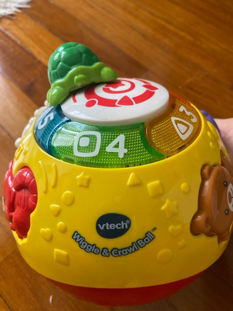 Vtech Wiggle & Crawl Ball, Babies & Kids, Infant Playtime on Carousell