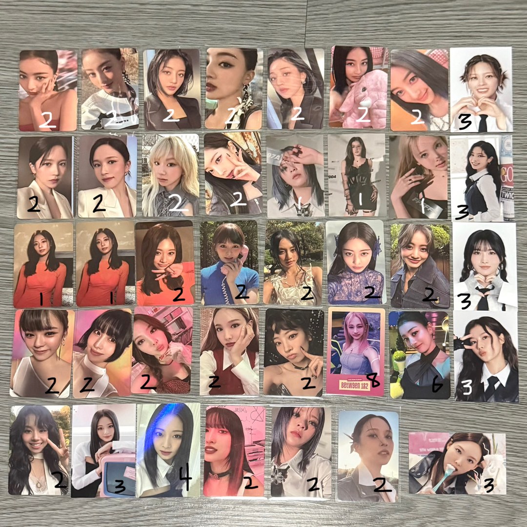 WTS Twice RTB, With YOU-th, FOL, ICSM, Between 1&2 pcs Nayeon Jeongyeon Momo Sana Jihyo Mina ...