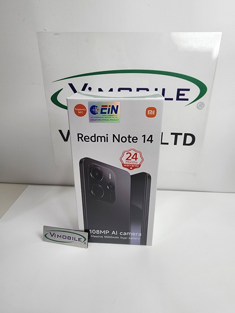 Xiaomi Redmi Note 14 4G Midnight Black 256GB, Mobile Phones & Gadgets ...