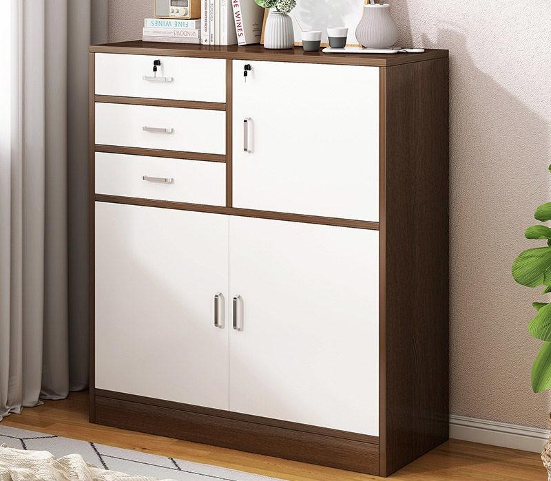 0120 File Cabinet Locker Office File Storage Cabinet Large Capacity Low ...