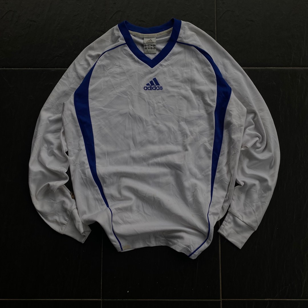 ADIDAS LONG SLEEVE JERSEY(BACA DESCRIPTION), Men's Fashion, Activewear ...