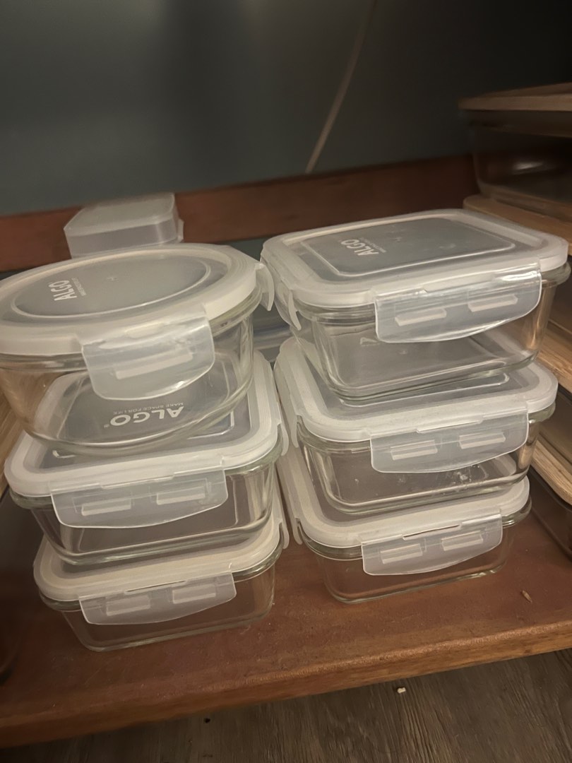 Algo Glass Containers, Furniture & Home Living, Kitchenware & Tableware ...