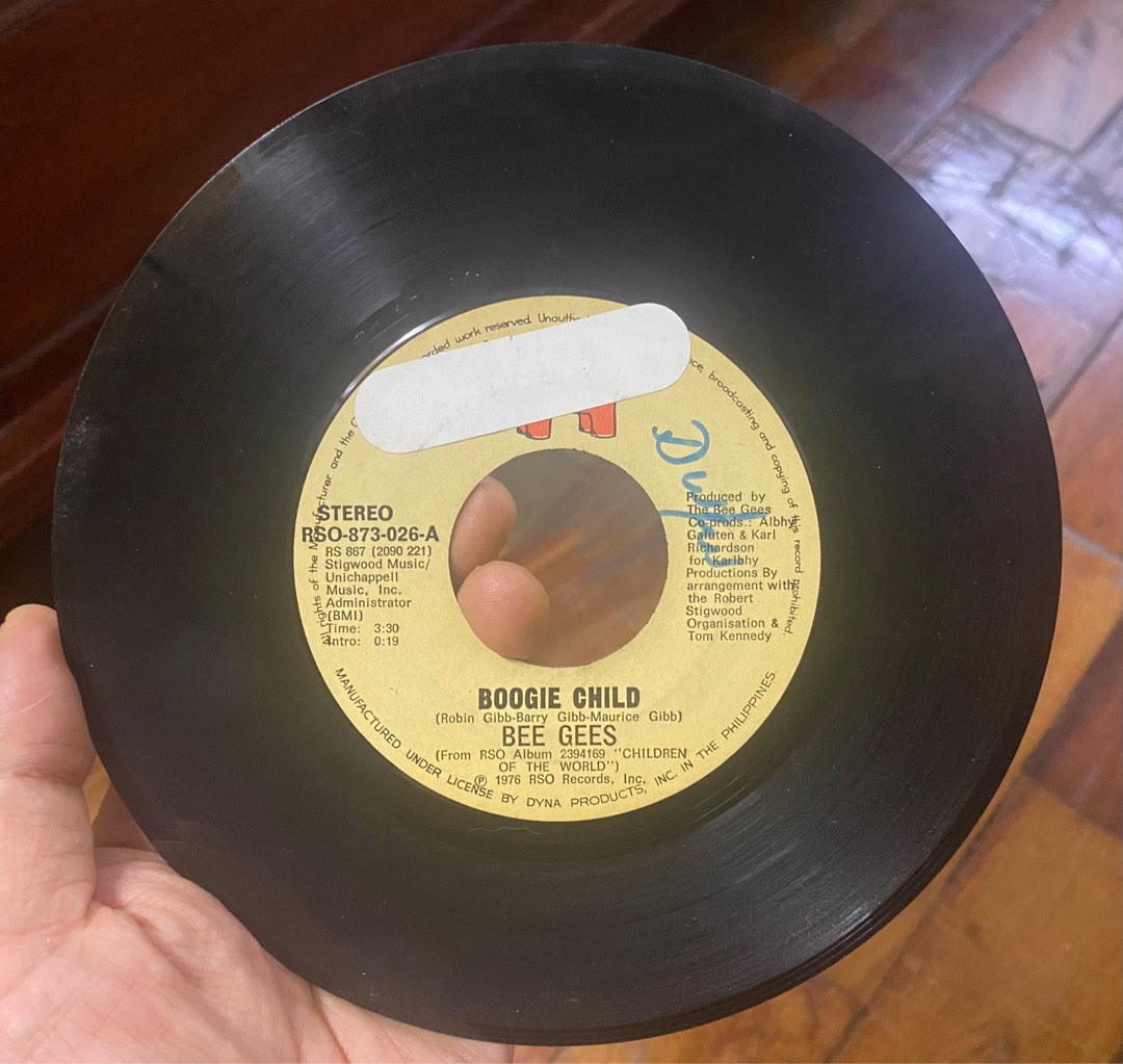Bee Gees - Boogie Child / Lovers - Philippines Original Pop Rock Music ...