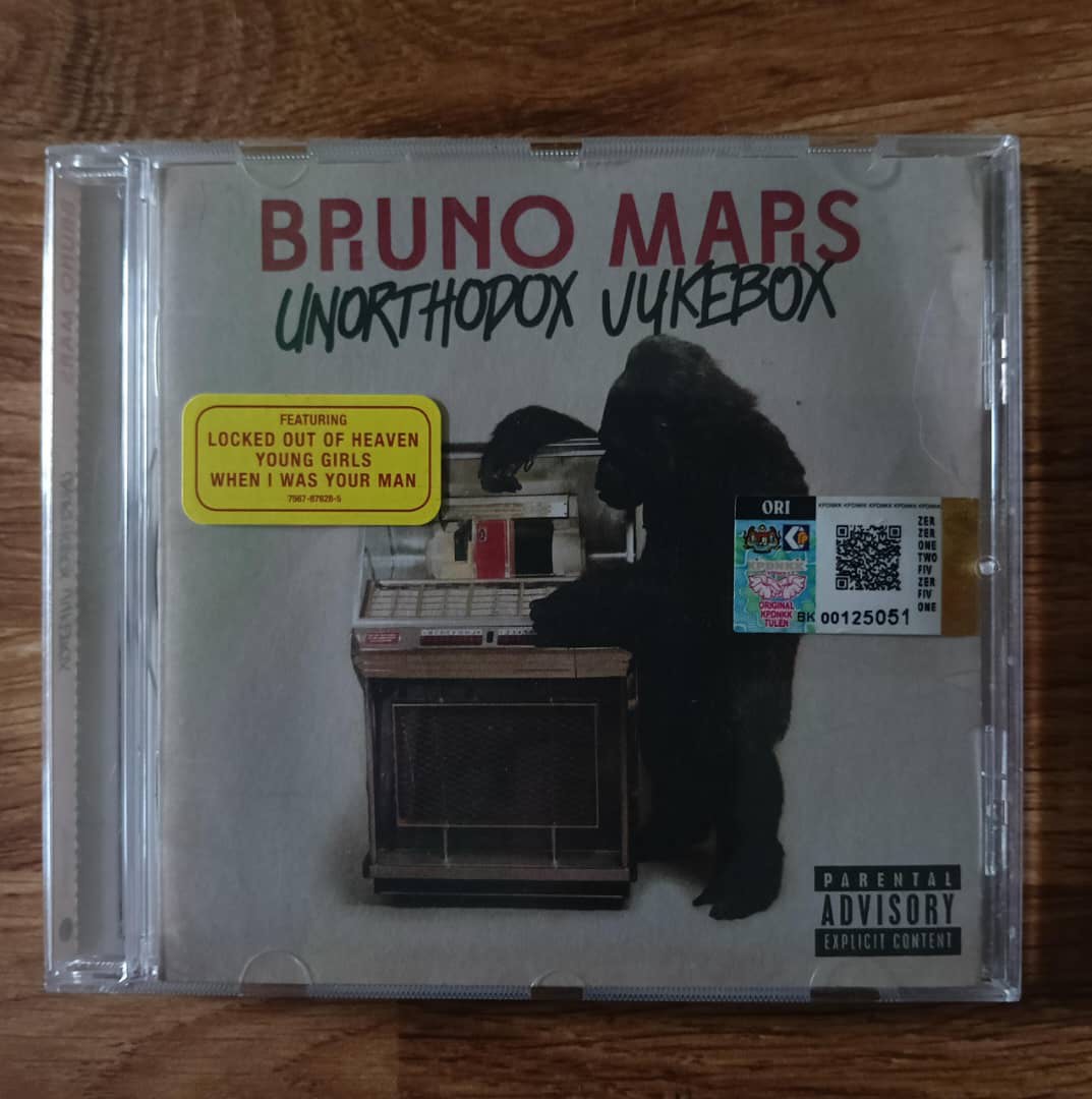 BRUNO MARS UNORTHODOX JUKEBOX CD ALBUM, Hobbies & Toys, Music & Media ...