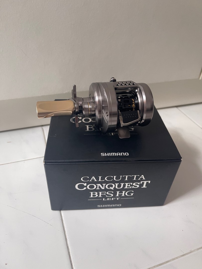 Calcutta conquest bfs left hand drive baitcaster bait casting shimano ...