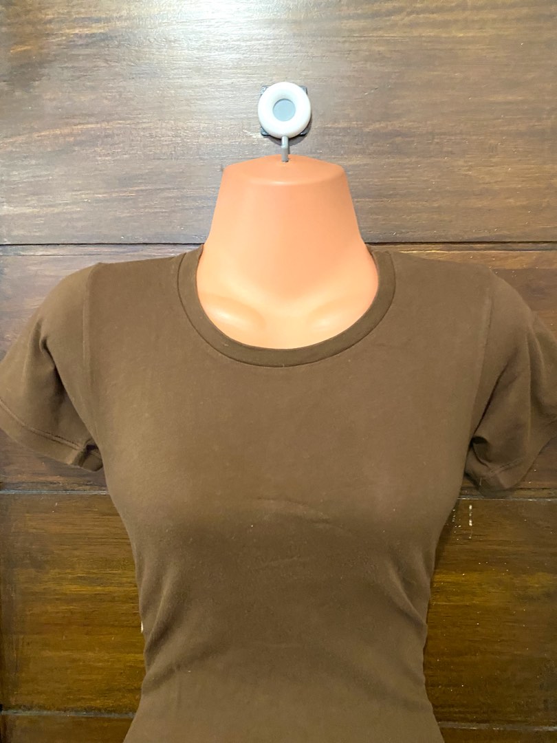 C&C of California Chocolate Brown shirt/top, Women's Fashion, Tops ...