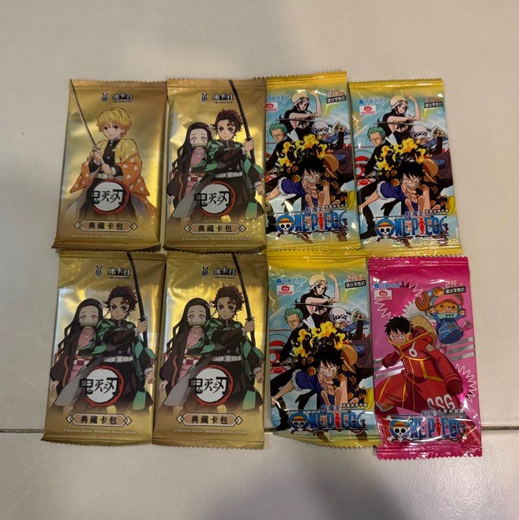 Demon slayer/One piece card packs, Hobbies & Toys, Toys & Games on ...