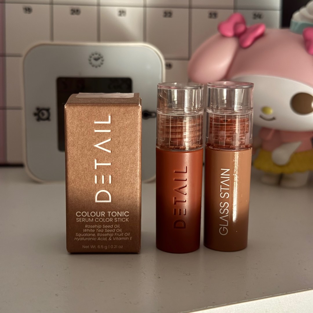 Detail Cosmetics Set (Colour Tonic, Lip Leisure, Glossy Stain), Beauty ...