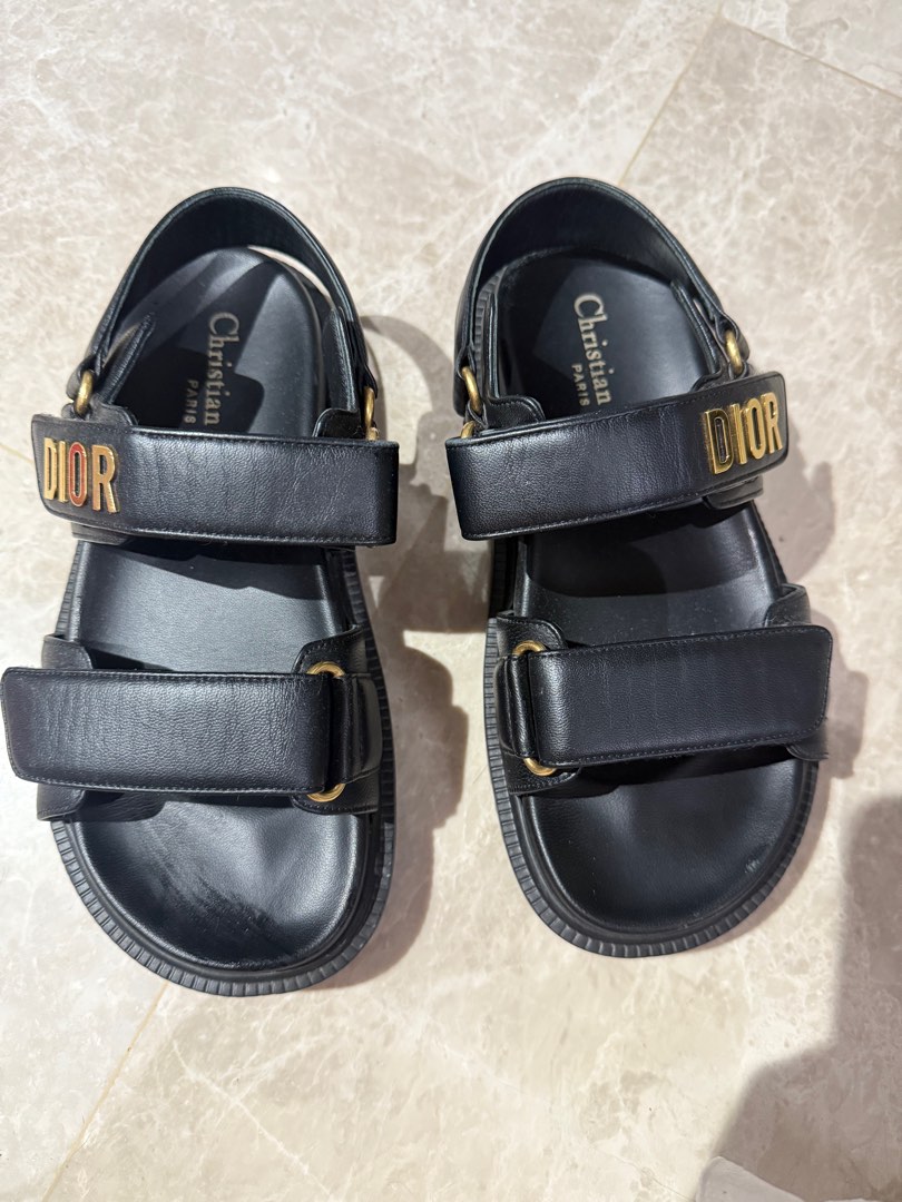 Dior sandals, Women's Fashion, Footwear, Sandals on Carousell