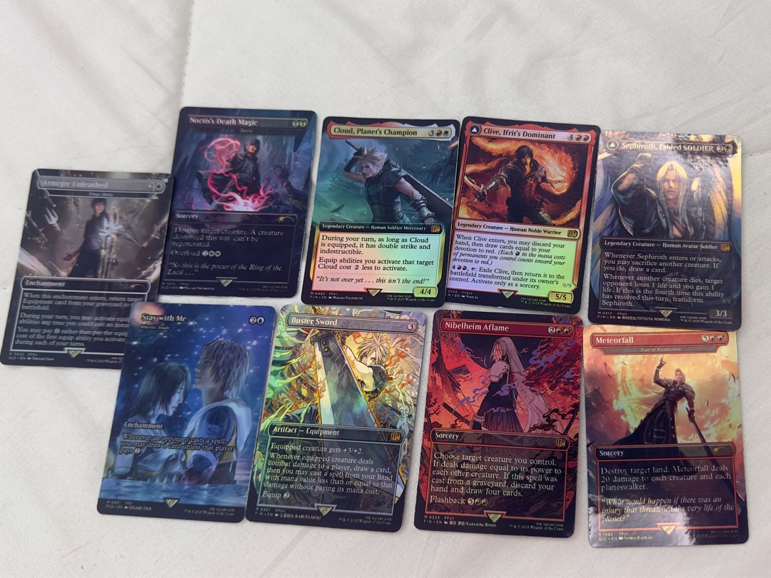 Final Fantasy X Magic The Gathering Mtg Foil Replica Cards Tcg Hobbies