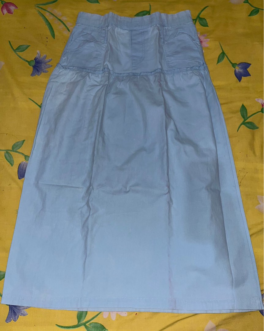 FREE!!! rok biru pinggang karet, Bayi & Anak, Baju Anak Perempuan, 8 ...