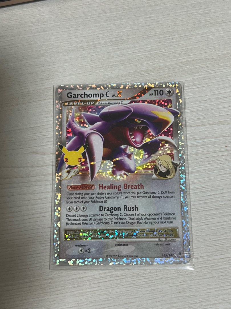 Garchomp C lv. X 145/147 25th Anniversary Celebration Pokémon TCG ...