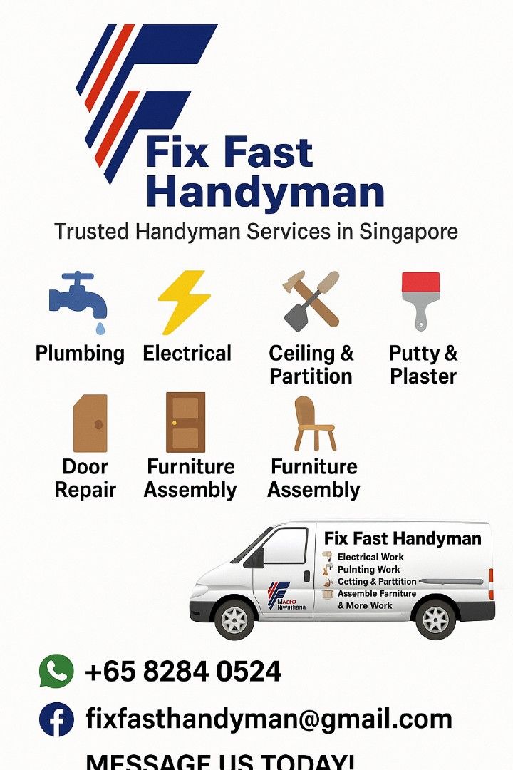 Handyman / plumbing / Clear choke / Electrical / Electrician / Door Hinges / Hacking /Painting ...