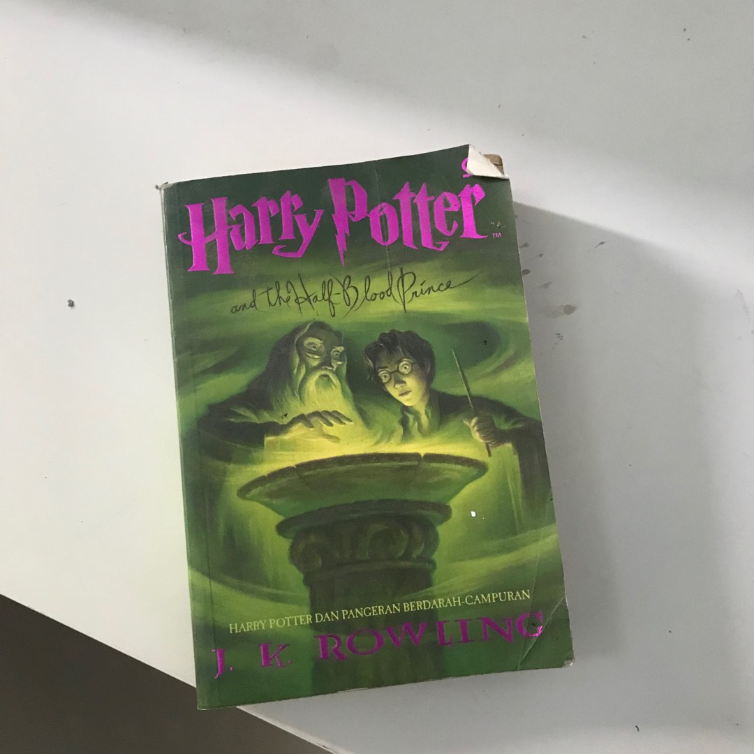 Harry Potter and the half blood prince Novel book Judul: Harry Potter ...
