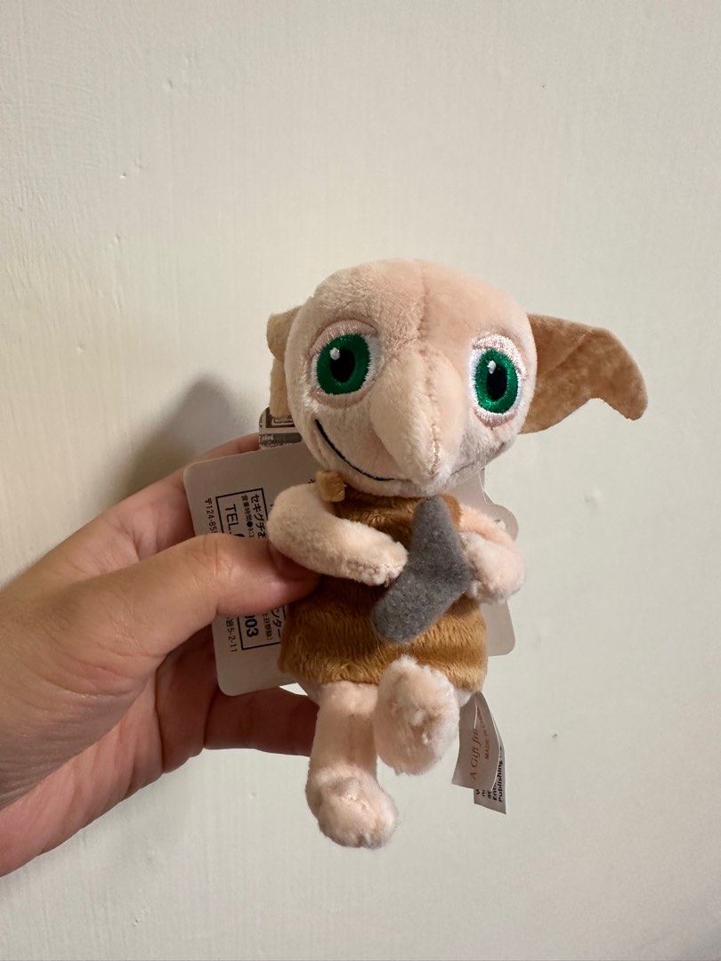 【全新未剪牌】東京Harry Potter Cafe Dobby 多比公仔, 興趣及遊戲, 玩具 & 遊戲類 - Carousell