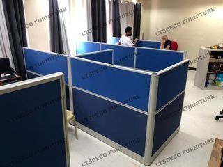 HIGH PANEL WORKSTATION DIVIDER / OFFICE PARTITION, Furniture & Home ...