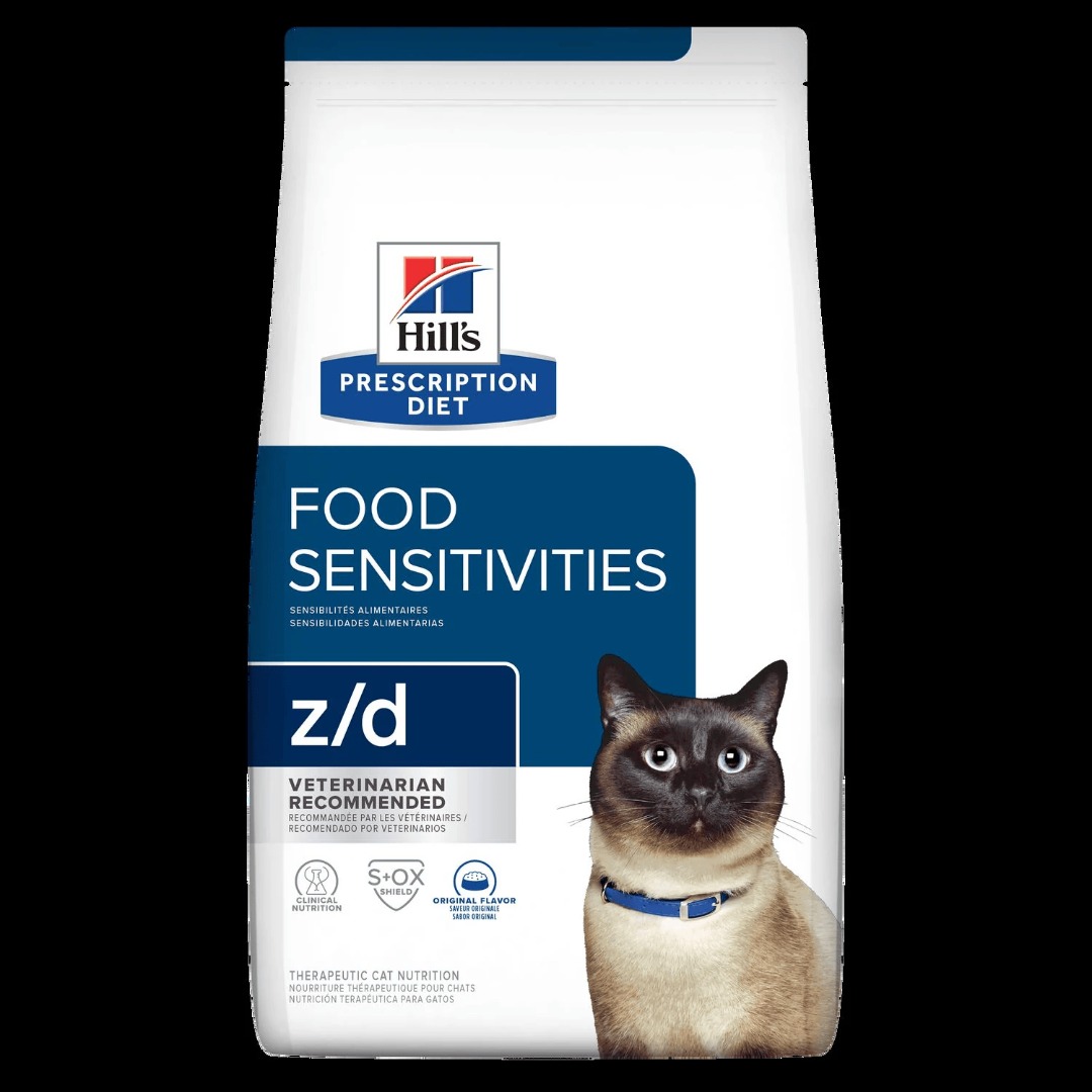 Hill's Prescription Diet Food Sensitivities z/d Dry Cat Food 1.81kg, Pet Supplies, Pet Food on ...