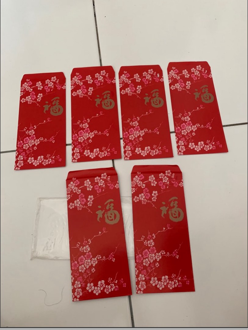Hong Leong Bank CNY Red Packet (each packet is 6 pcs x 2 packets) RM15 ...