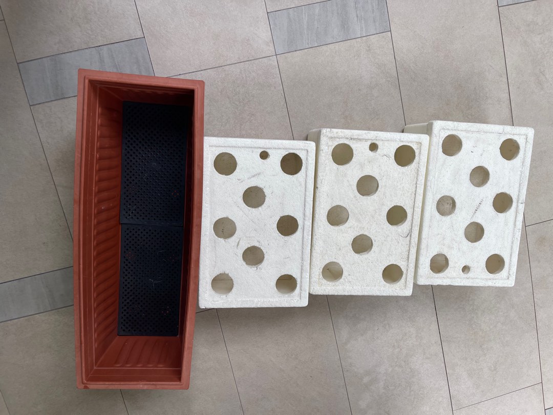 Hydroponic styrofoam boxes, Furniture & Home Living, Gardening ...