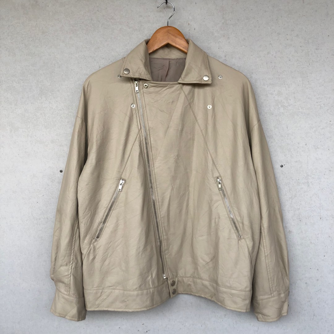 Japanese rps brand leather jacket, Men's Fashion, Coats, Jackets and ...