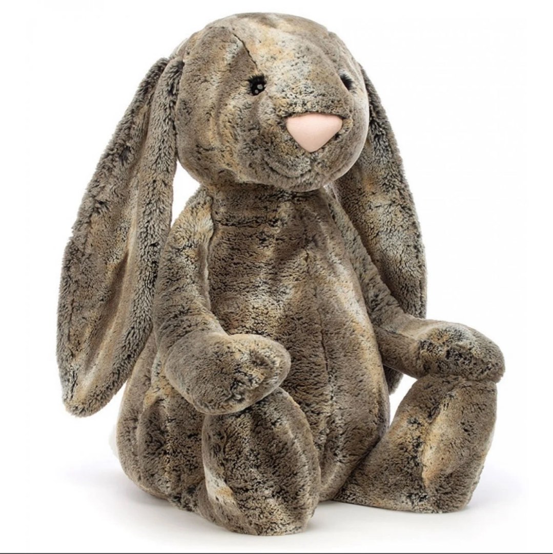 Jellycat - Bashful CottonTail Bunny (Giant 108cm), 興趣及遊戲, 玩具 & 遊戲類 ...