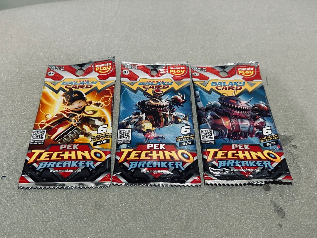 Kad Boboiboy Techno Breaker, Hobbies & Toys, Toys & Games on Carousell