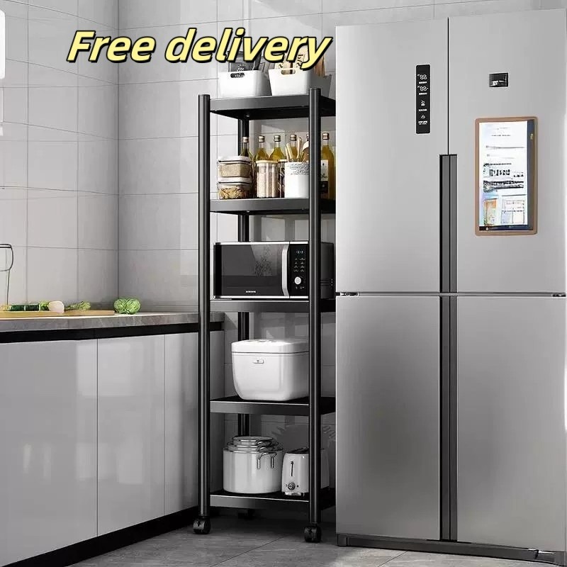Kitchen storage rack, adjustable partition rack, desktop simple ...