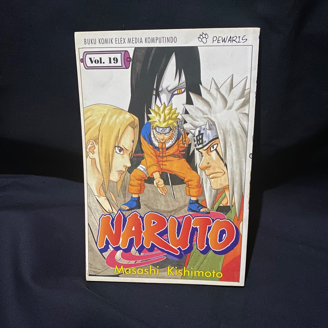 Komik Manga Naruto Vol 19, Buku & Alat Tulis, Komik dan Manga di Carousell