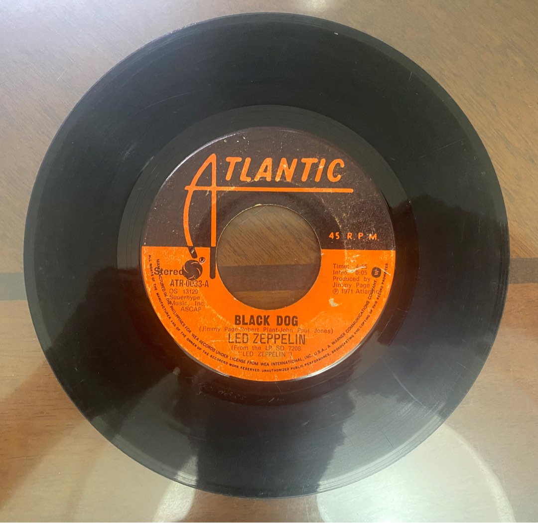 Led Zeppelin - Misty Mountain Hop / Black Dog - Philippines Original ...