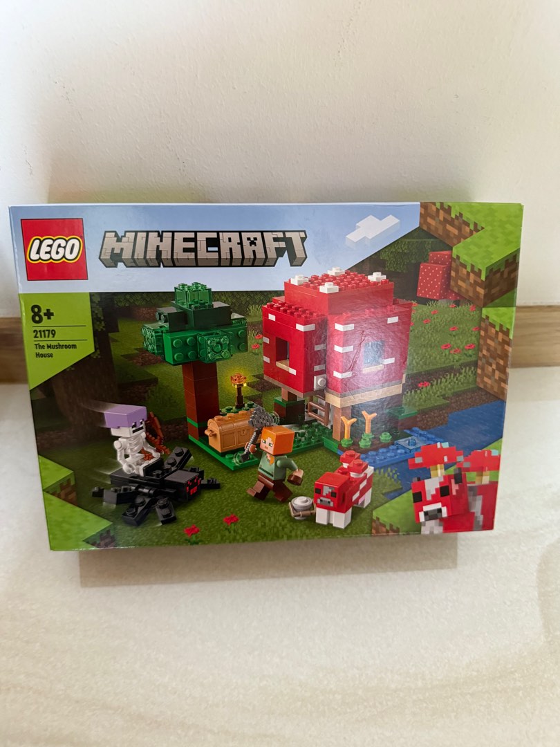 Lego Minecraft 21179 The Mushroom House, Hobbies & Toys, Toys & Games ...