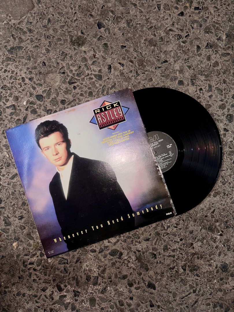 [LP] Whenever You Need Somebody - Rick Astley, Hobbies & Toys, Music ...