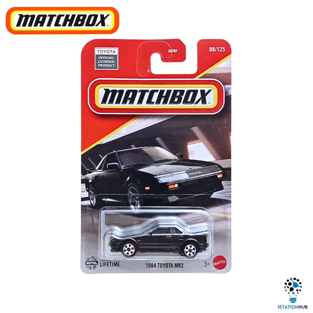 Matchbox 1984 Toyota MR2 Car | MBX Mattel Cars Collector Kids Toys ...