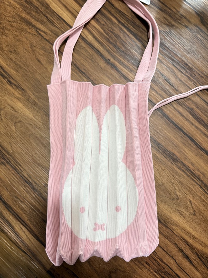 Miniso miffy knit tote bag, Women's Fashion, Bags & Wallets, Tote Bags ...