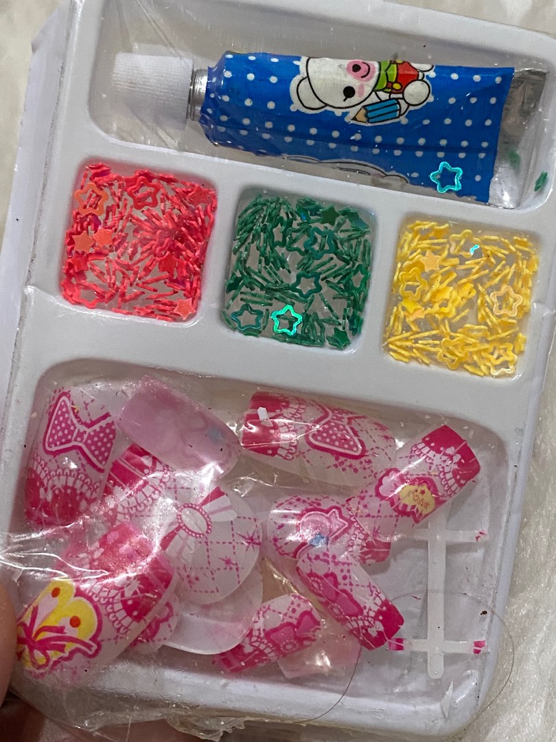 Nail toy wd glue and designs, Hobbies & Toys, Toys & Games on Carousell