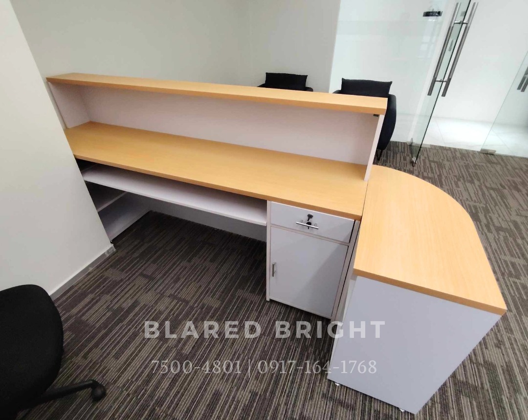 OFFICE FURNITURE - RECEPTION DESK Partition, Furniture & Home Living ...