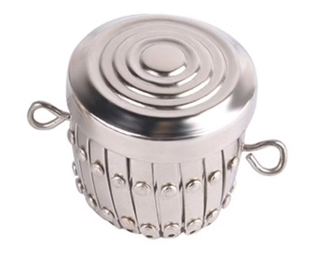 Open Size Expandable Gate Purse Frame Cylinder with Loops Retractable ...