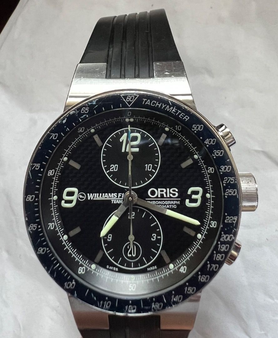 ORIS 7563 WILLIAMS F1 CHRONOGRAPH AUTOMATIC 45mm BIG SIZE, Luxury ...