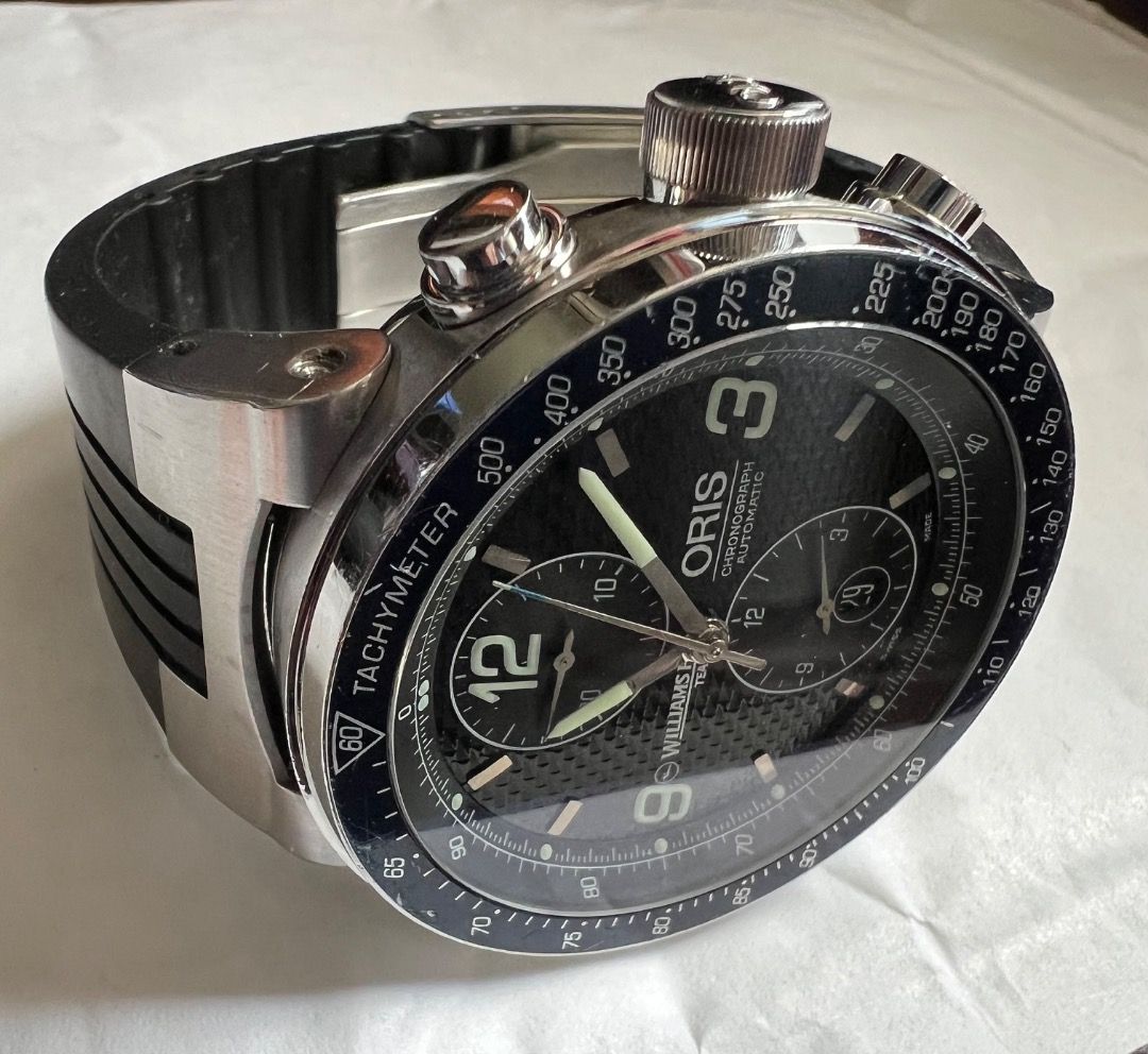 ORIS 7563 WILLIAMS F1 CHRONOGRAPH AUTOMATIC 45mm BIG SIZE, Luxury ...