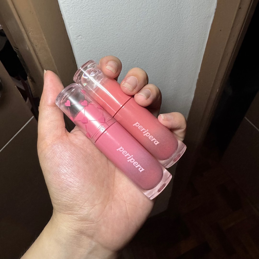 Peripera Ink Mood Glowy Tint (Rose Standard and Happy Berry), Beauty ...