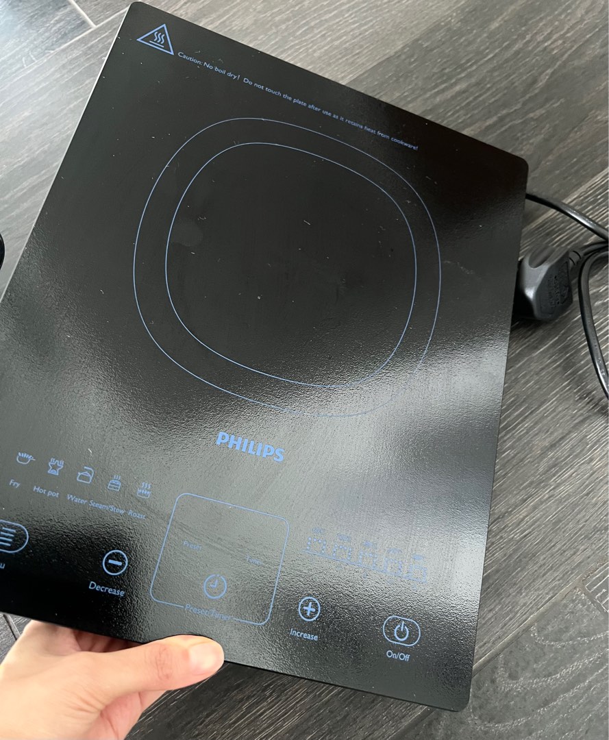 Philips induction cooker, electric cooker with pot, Philips induction ...