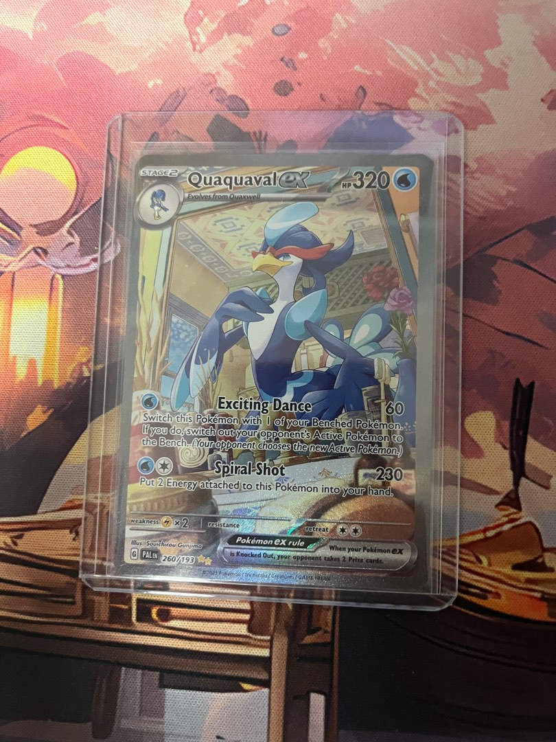 Pokemon Quaquaval Ex SIR Paldea Evolved, Hobbies & Toys, Toys & Games ...