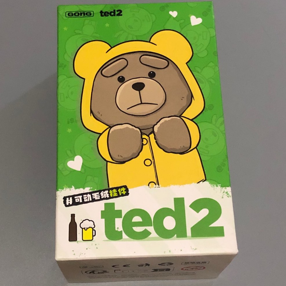 POP MART Ted2 Teddy Bear Action Plush Pendant Blind Box, Hobbies & Toys ...