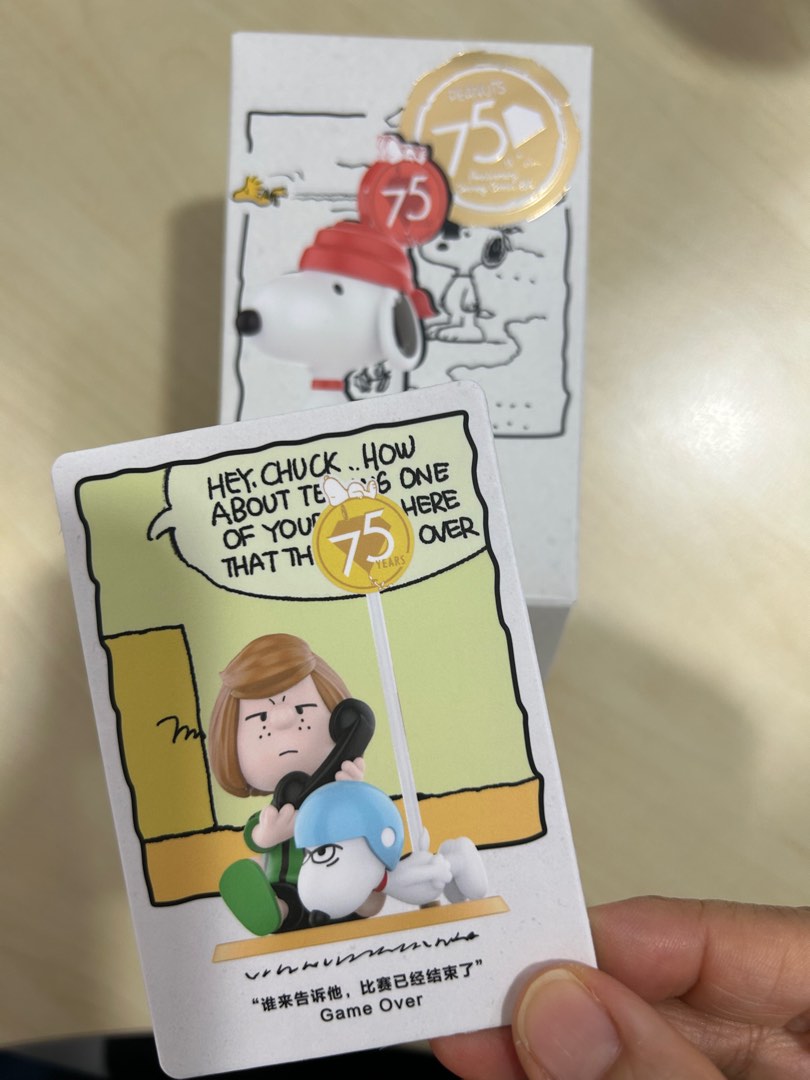 Popmart Peanuts Game over, Hobbies & Toys, Memorabilia & Collectibles ...
