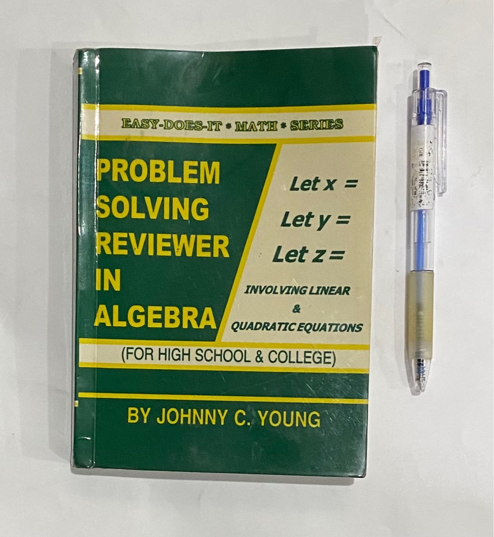 Problem Solving Reviewer in Algebra, Hobbies & Toys, Books & Magazines ...