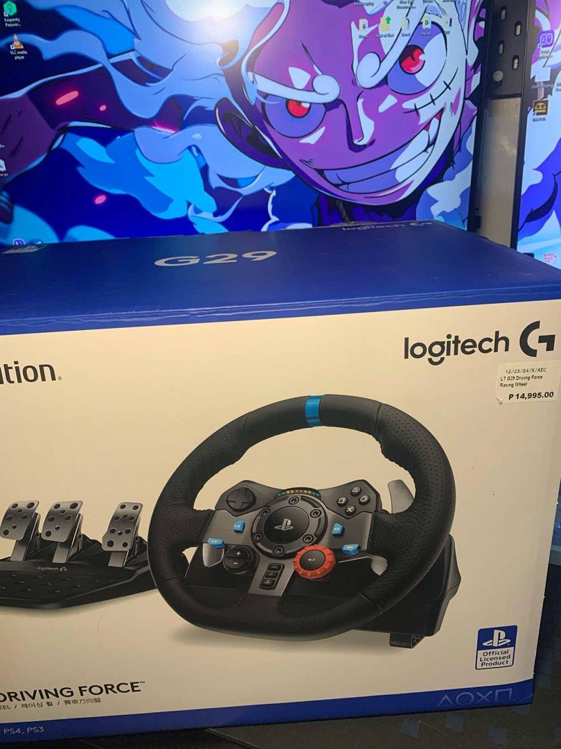 PS5 and Logitech Driving Setup as pack, Video Gaming, Video Game ...