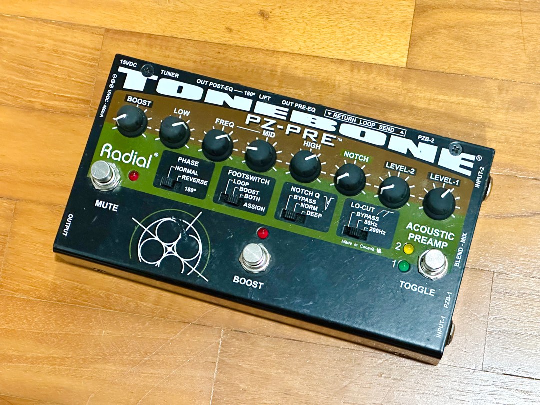 Radial Tonebone PZ-PRE DI, Hobbies & Toys, Music & Media, Musical ...